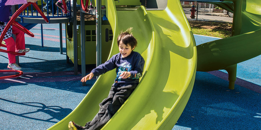 Double Swirl Slide - Landscape Structures
