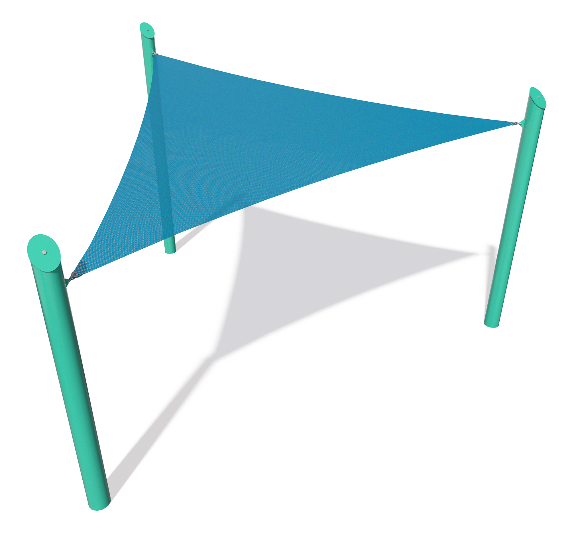 SkyWays® Triangle Sail (20'x20'x20') Shade - Playground Style & Function