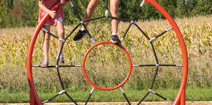 Spider Web Climber - Circular Web Shaped Cable Net Climber