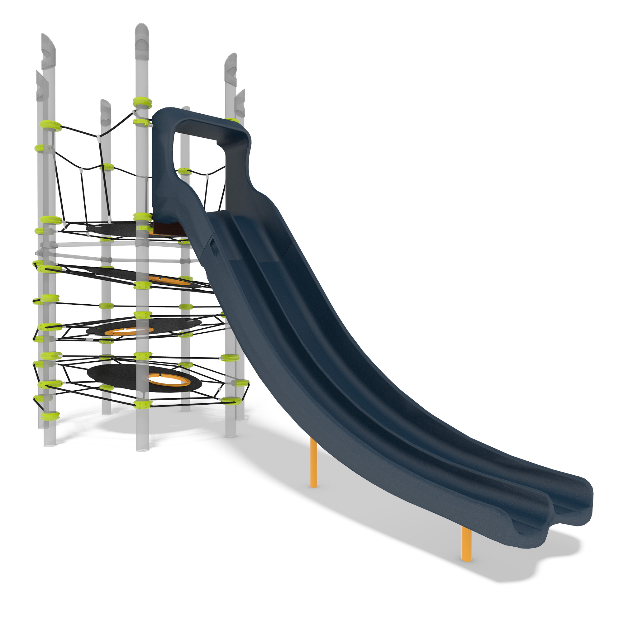 Disc Net™ Climber with Double Swoosh Slide®