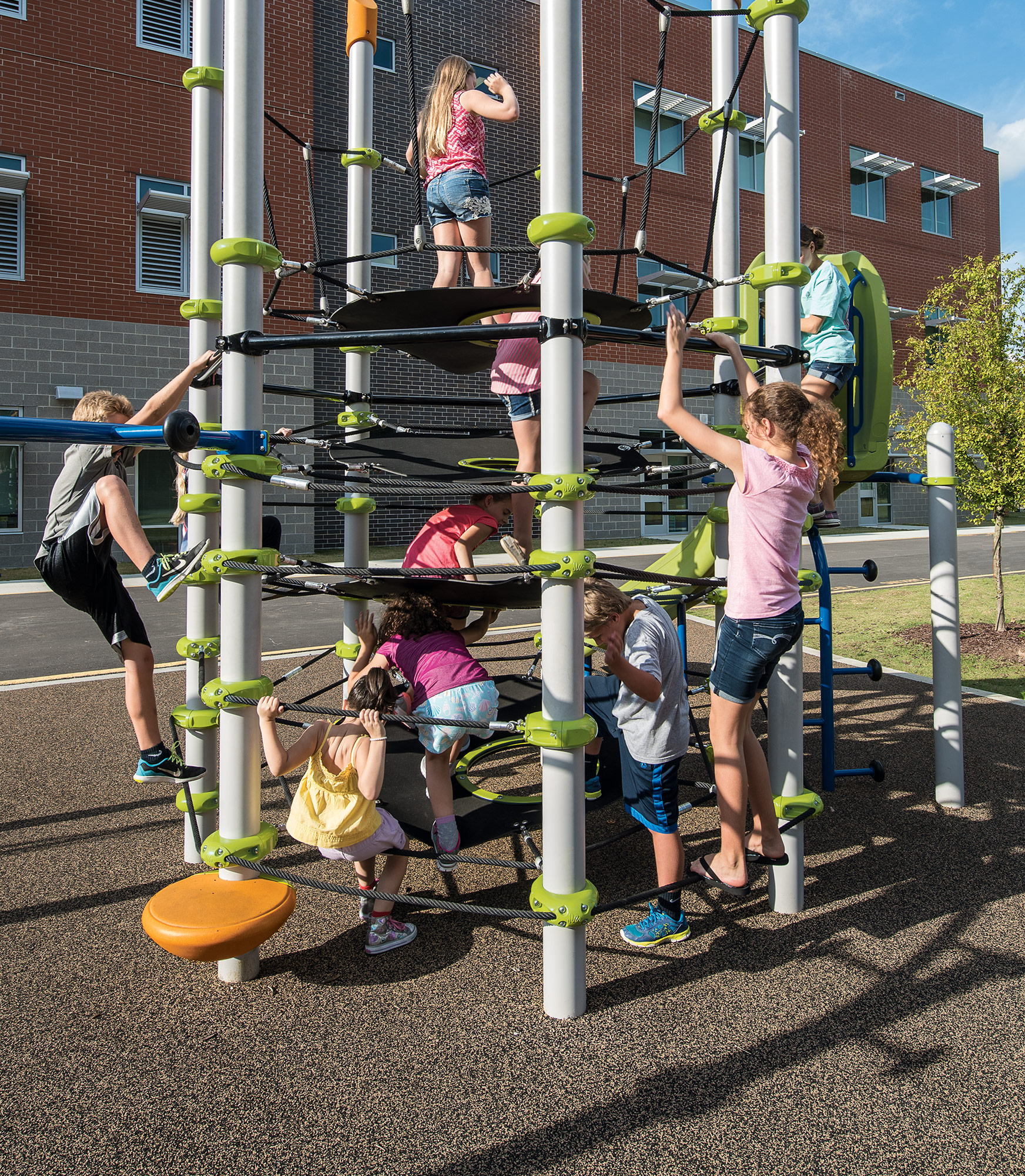 Disc Net Climber - Revolutionary Climbing Core Structure for Kids