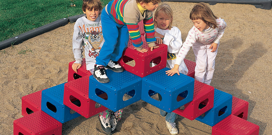 Block Climber - 12 by 8" Configurable Blocks for Large Customized Play ...