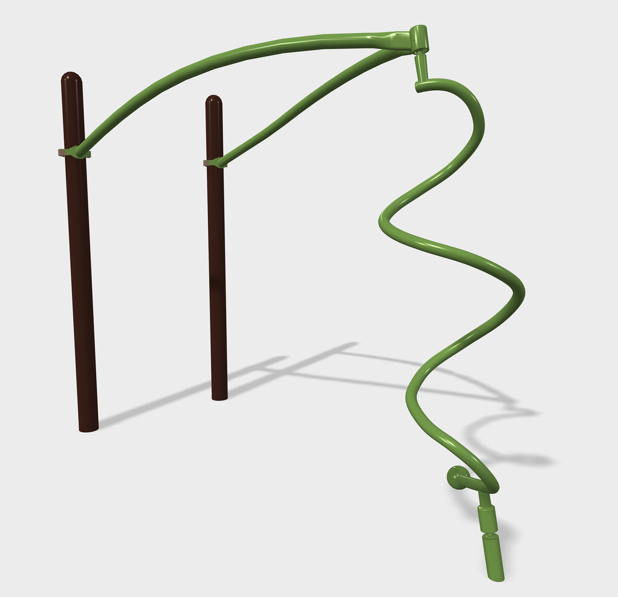 Angled Playground Spinner - Fast Spinning Action