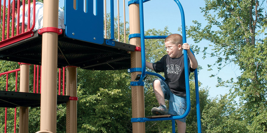 Spiral Climber - Rectangular Rungs in Curved Configuration - Fits Small ...