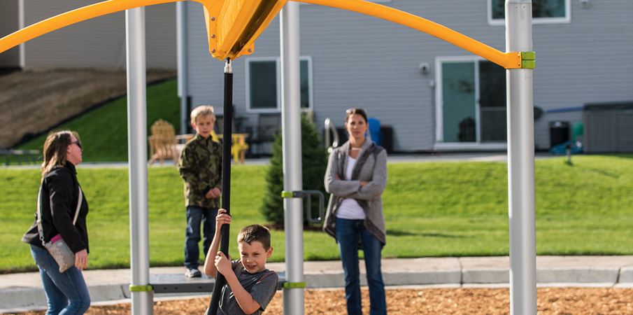 ZipKrooz® - Two-Way Playground Zip Line Offers Nonstop Fun