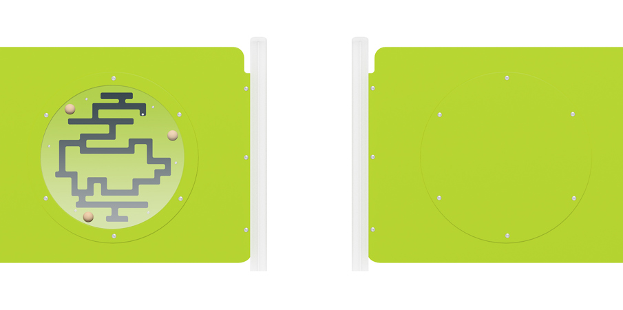 Ball Maze Panel - Kids Move Ball Through Maze Inside Covered, Spinning ...