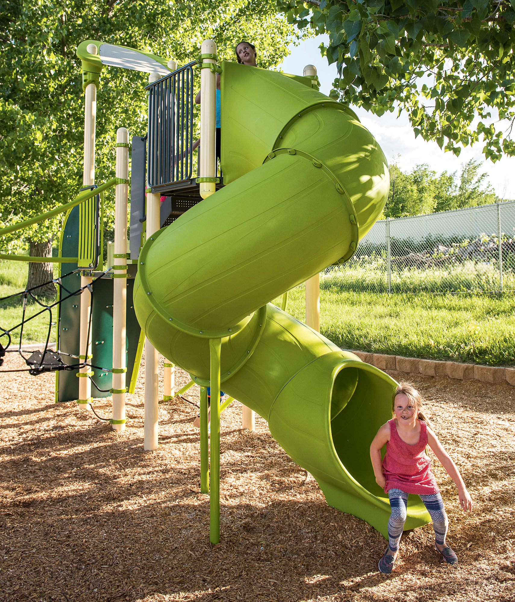 Stainless Steel Slide - Open Bedway 360-Degree Slide