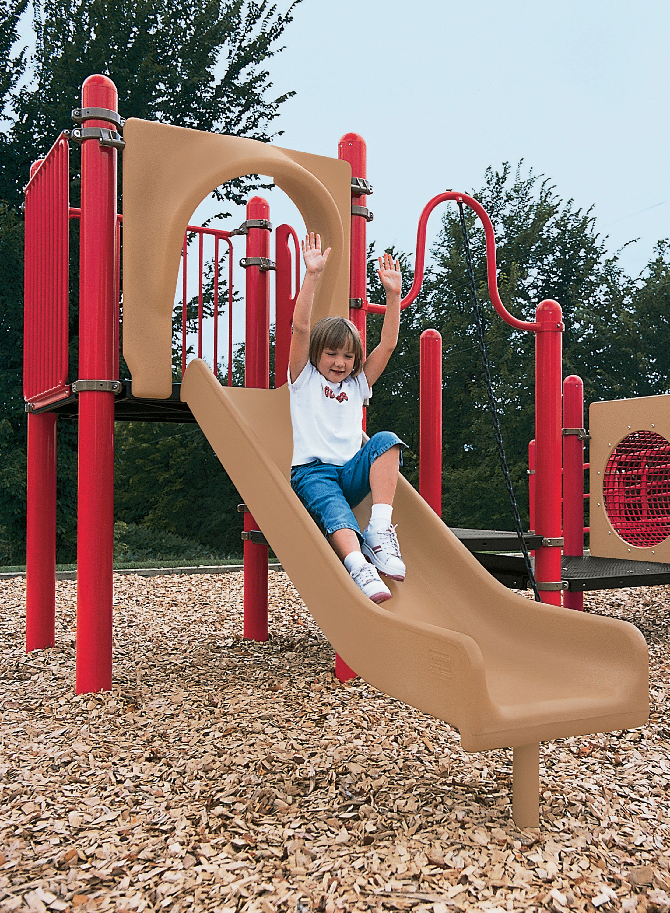 Single Slide - Polyethylene Slide-One-Piece Bed for Safety ...