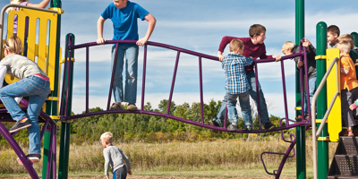 Double Wave Climber - U-Shaped Curved Rung Ladder to Promote Balance ...