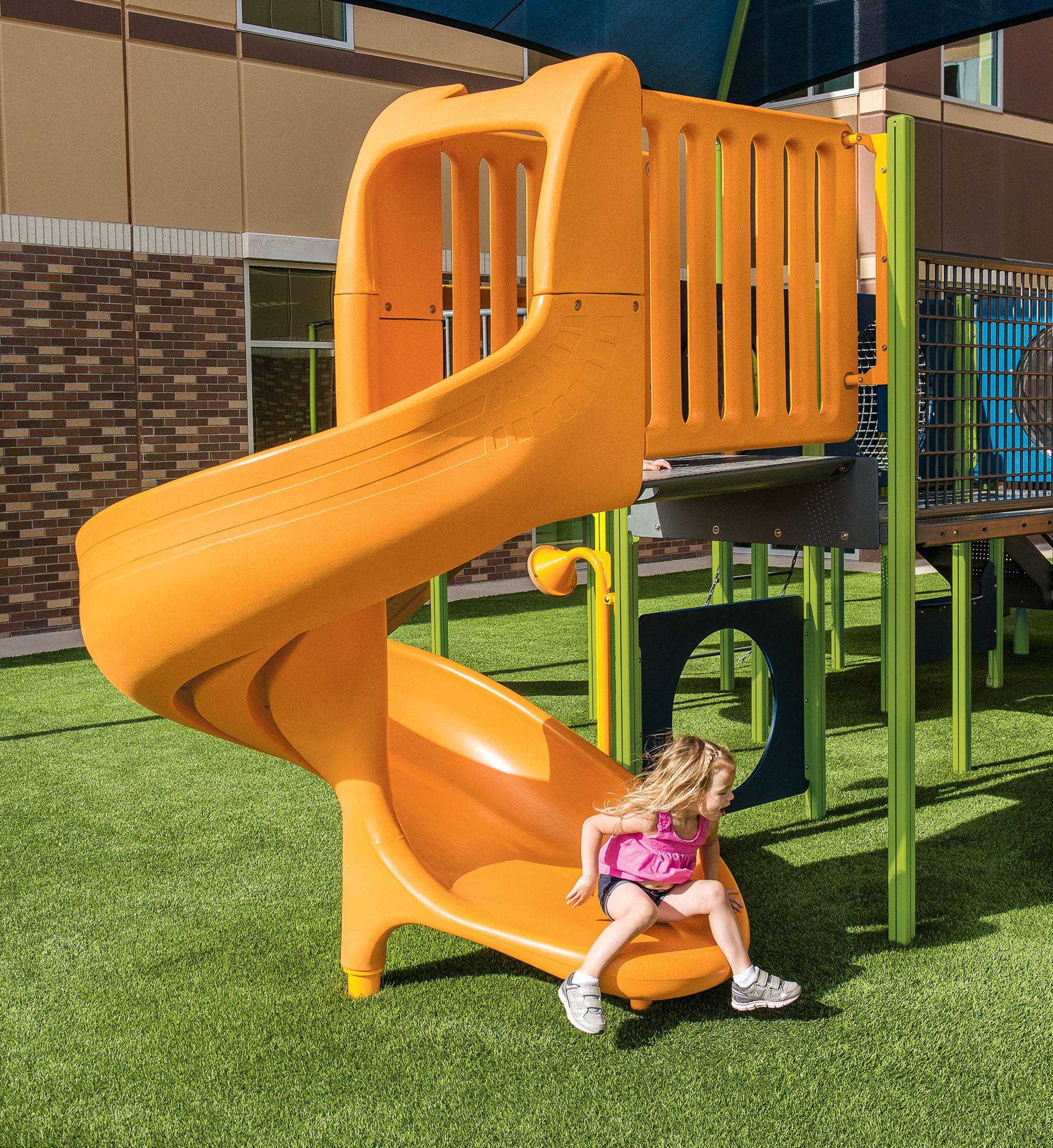 Double Swirl Slide - Landscape Structures