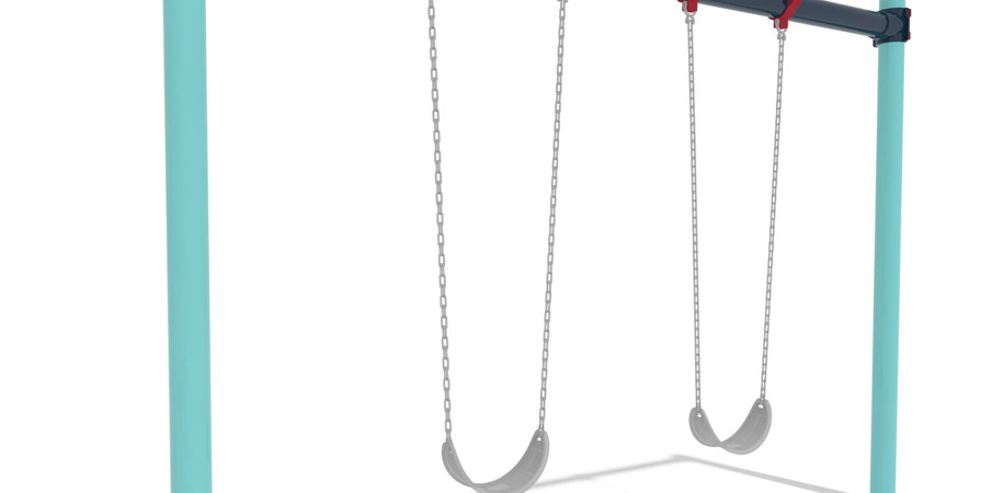 Single Post Swings - Economically Designed, Space Saving Swing Set ...