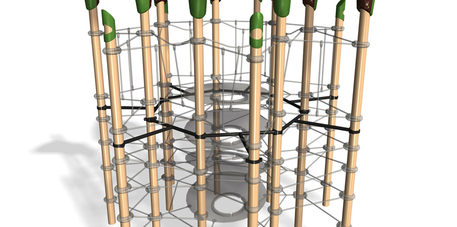 14-Post Climbing Structure for Playgrounds & Schools 14-Post Climbing Structure for Playgrounds & Schools