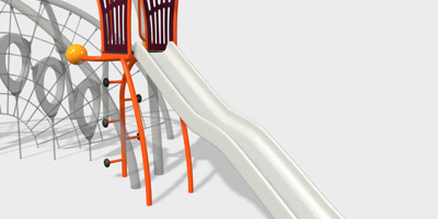 Evos® Hang Glider® Playground Slide - Landscape Structures