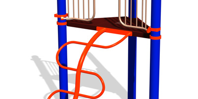 Playground Twisty Net Climber - Flex Climber