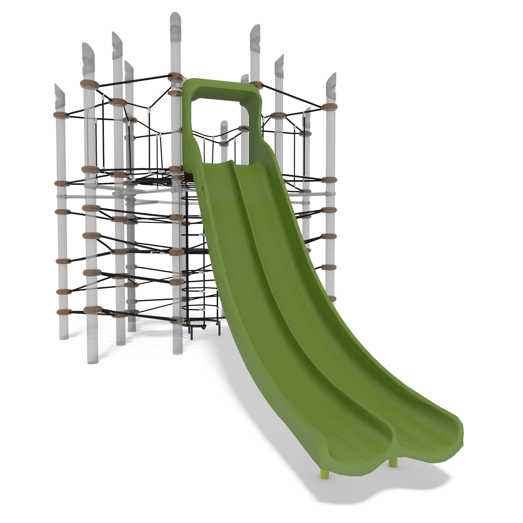 Disc Net™ Climber with Double Swoosh Slide®