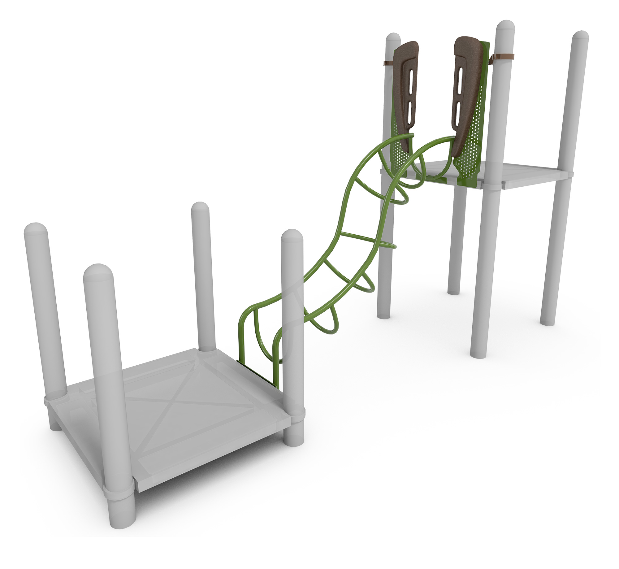 Manta Ray Climber - Triangular Web with Large Play Area for Connecting ...