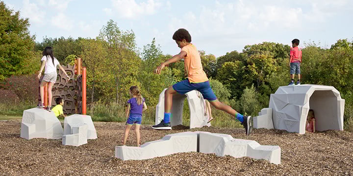 Freestanding Commercial Playground Equipment - Landscape Structures Freestanding Commercial Playground Equipment - Landscape Structures