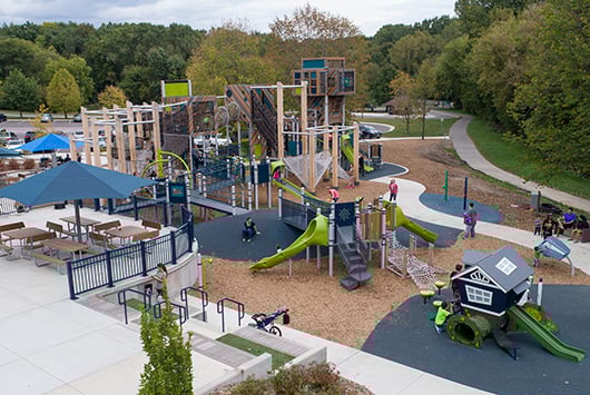 French Regional Park - Wood-and Cargo-Net Design