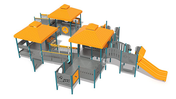 Sketchup® Files for PlayBooster® + PlayShaper® Playgrounds