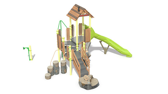 Sketchup® Files for PlayBooster® + PlayShaper® Playgrounds