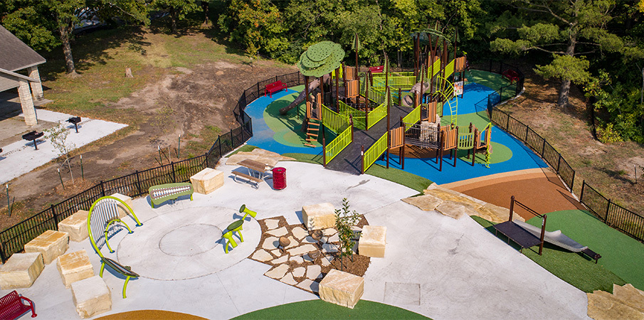Ames Miracle Field and Inclusive Playground at Inis Grove Park - Nature ...