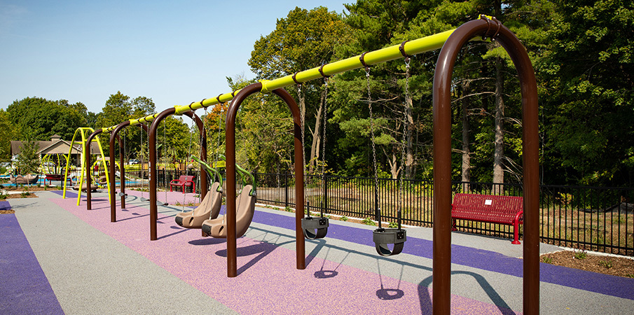 Ames Miracle Field and Inclusive Playground at Inis Grove Park - Nature ...