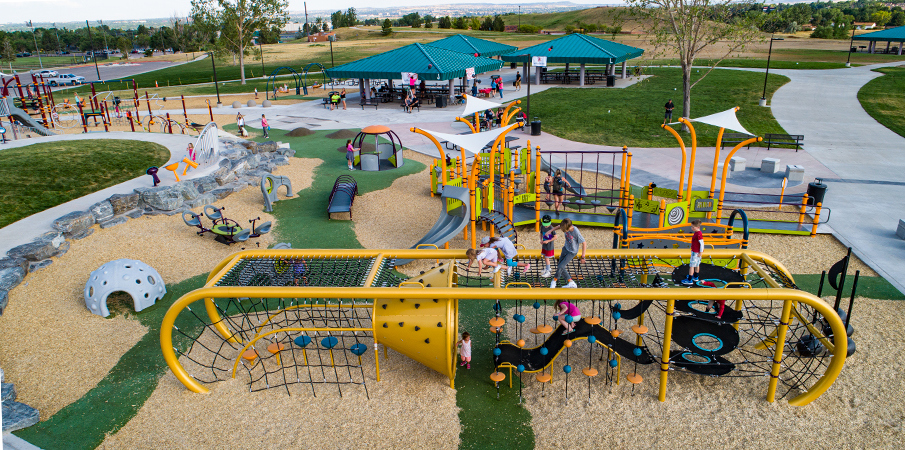 Clement Park - Trombone-themed Net Climber