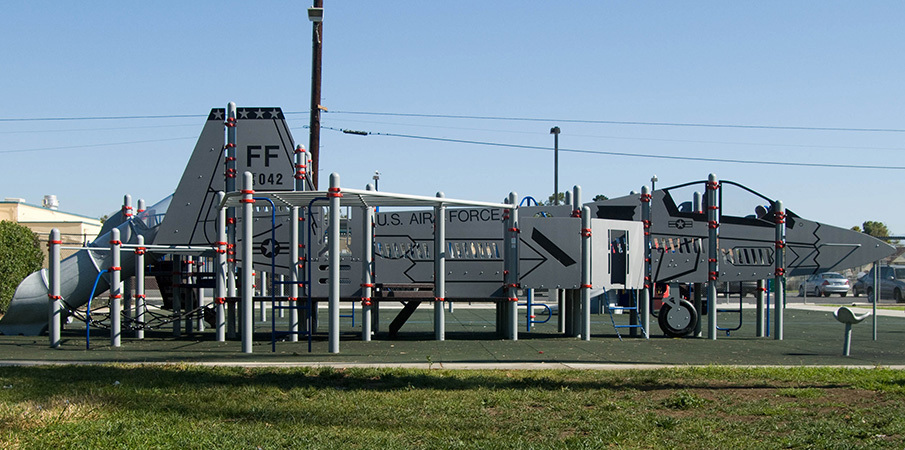 Colonia Park - Jet Fighter Plane-Themed Playground