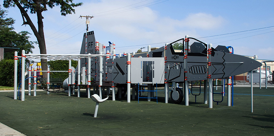 Colonia Park - Jet Fighter Plane-Themed Playground