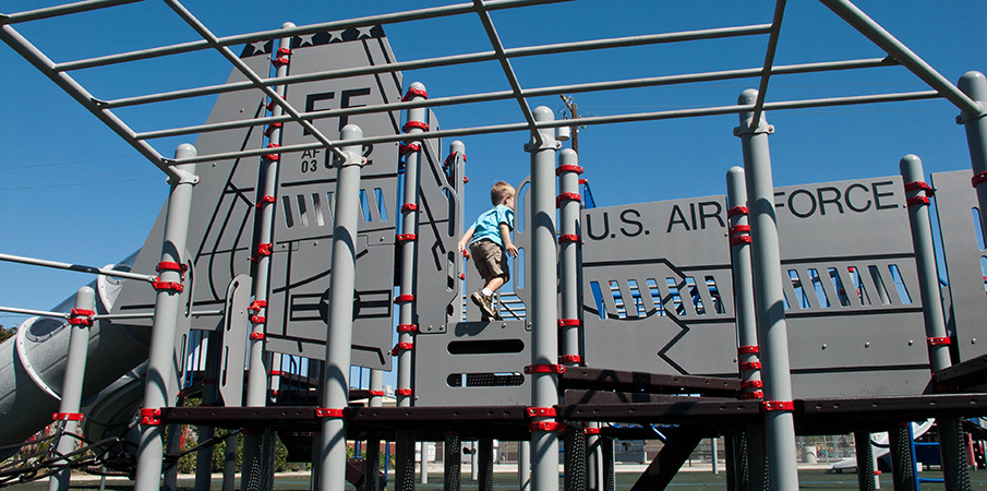 Colonia Park - Jet Fighter Plane-Themed Playground