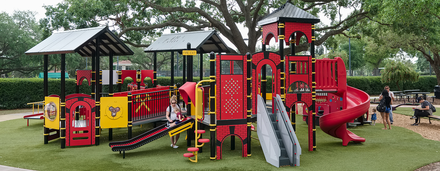 Common Ground - Inclusive Fire Station-themed Playground