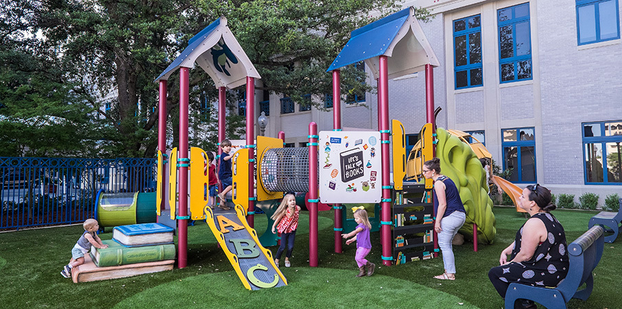 Storybook Playground, Cook Children's Medical Center - Book-Themed ...