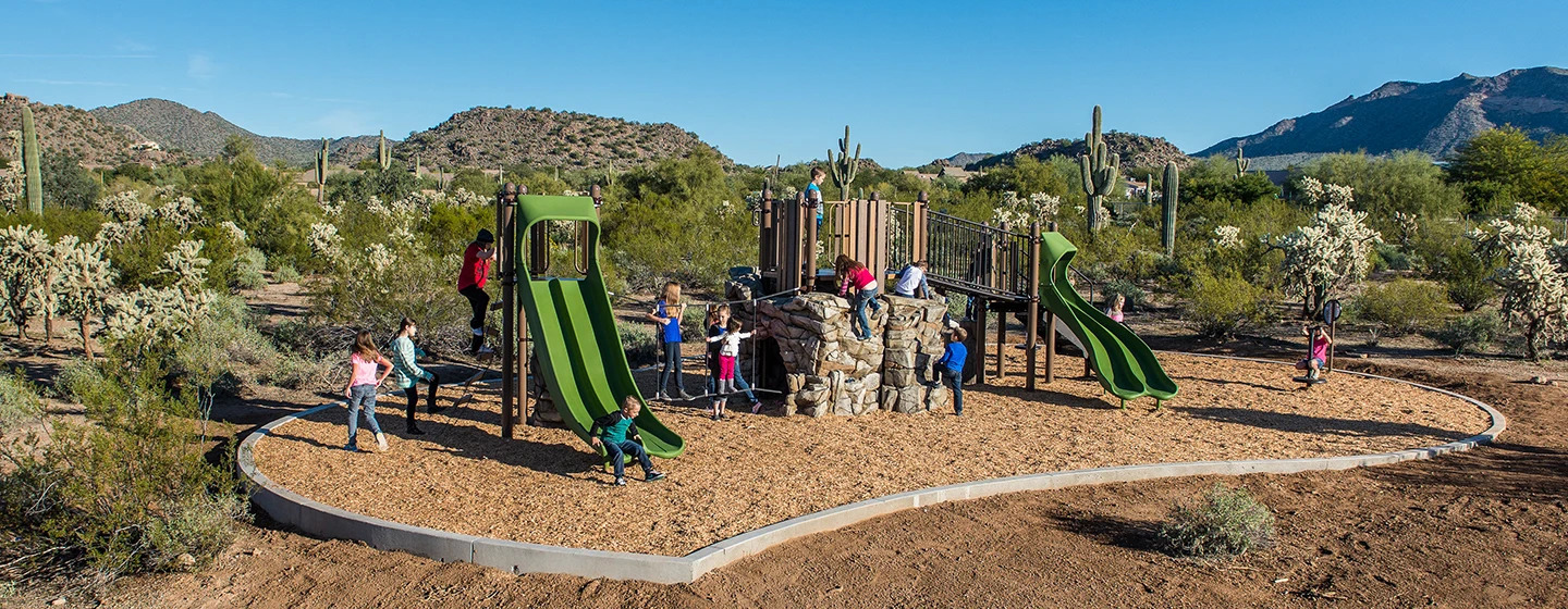 Desert Arroyo Park - Nature-Inspired Playground - Playground Rock Walls