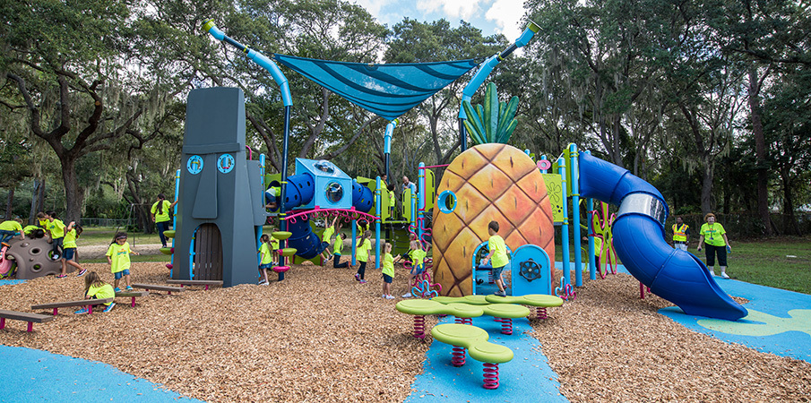 Enterprise Elementary School - Custom "SpongeBob SquarePants" Playground