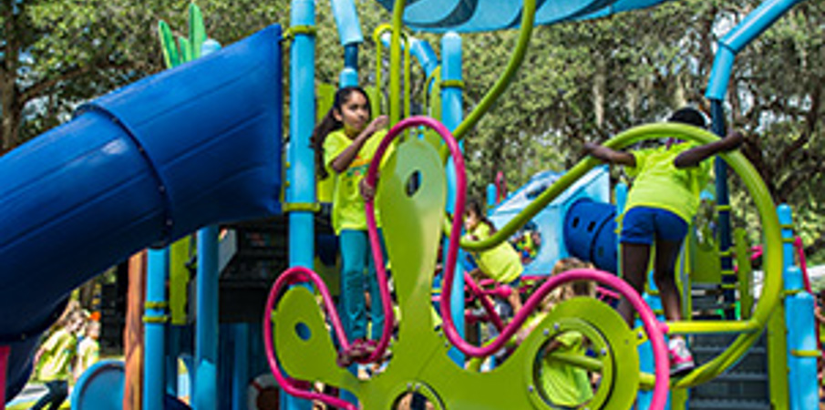 Enterprise Elementary School - Custom "SpongeBob SquarePants" Playground
