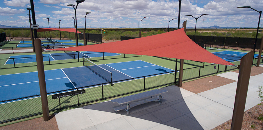 Festival Ranch Pickleball Courts - Sports Court Shade
