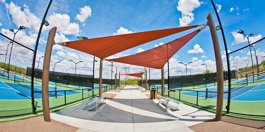 Festival Ranch Pickleball Courts - Sports Court Shade