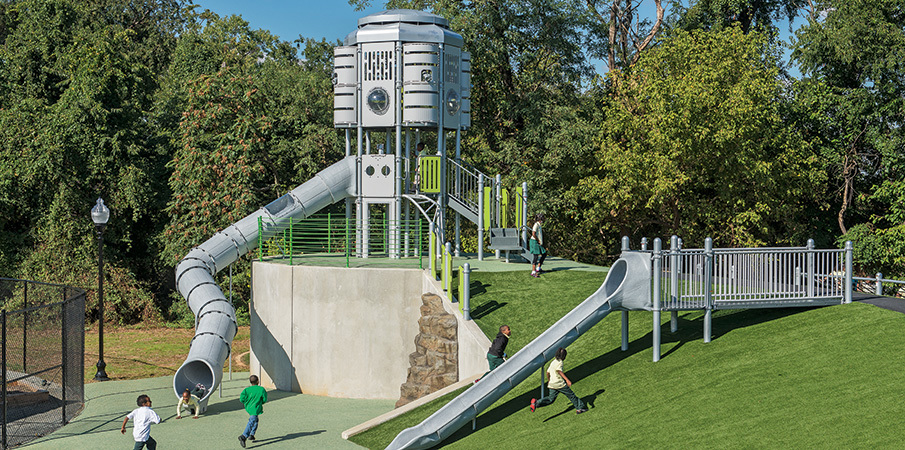 Fort Grebel - Futuristic Fort-Themed Playground