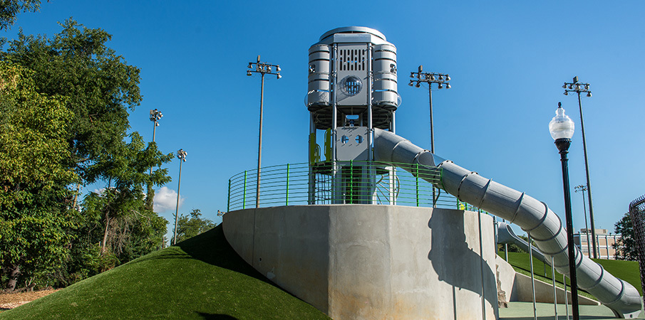 Fort Grebel - Futuristic Fort-Themed Playground
