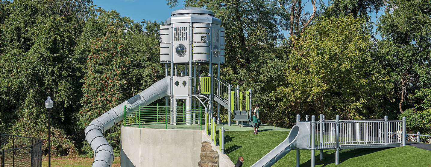 Fort Grebel - Futuristic Fort-Themed Playground