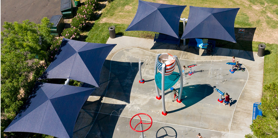 Freedom Park - Splash Pad and Shade Products