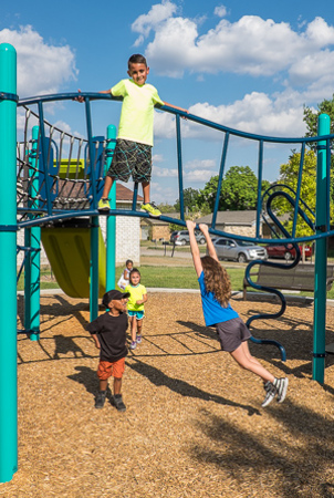 Hillside Park - Colorful Neighborhood Playground