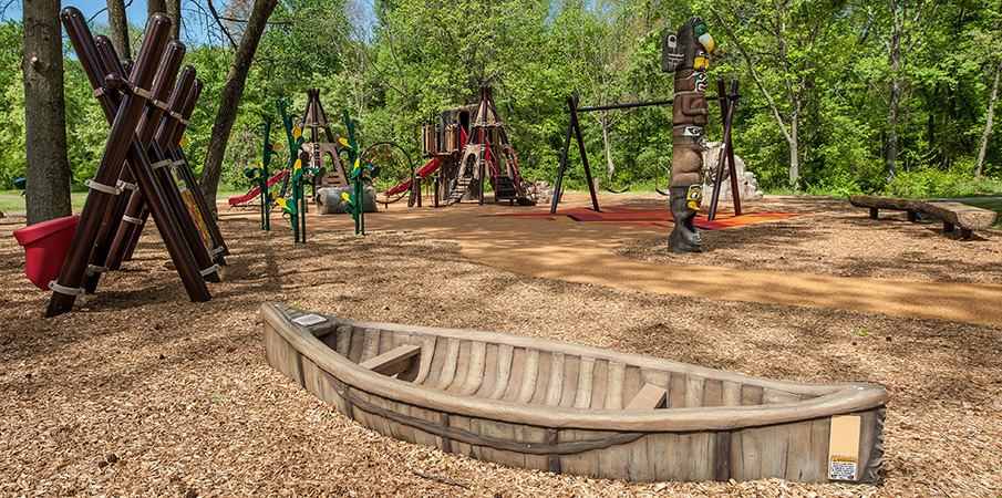 Indian Creek Playground - Native American-Themed Playground