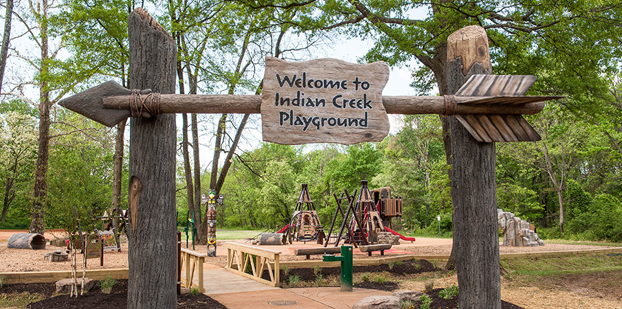 Indian Creek Playground - Native American-Themed Playground