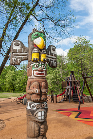 Indian Creek Playground - Native American-Themed Playground