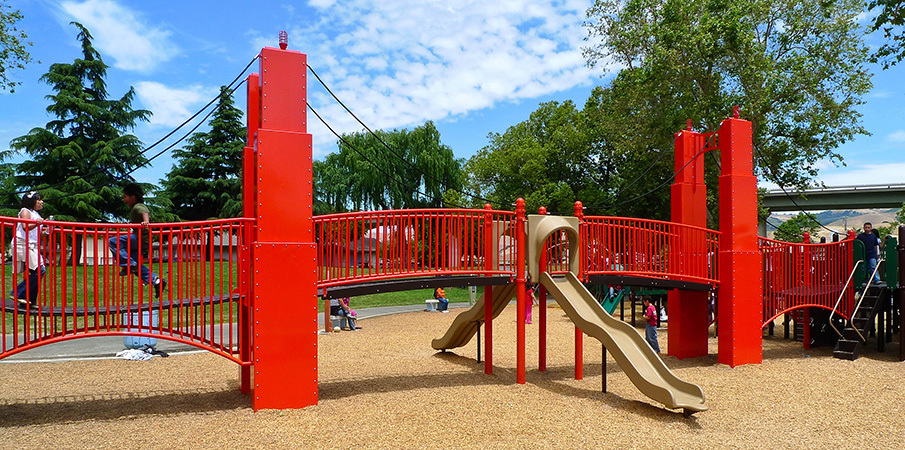 Golden Gate Bridge Park - Custom Playground