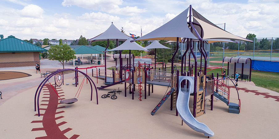 Northern Lights Playground - Baseball Themed Playground