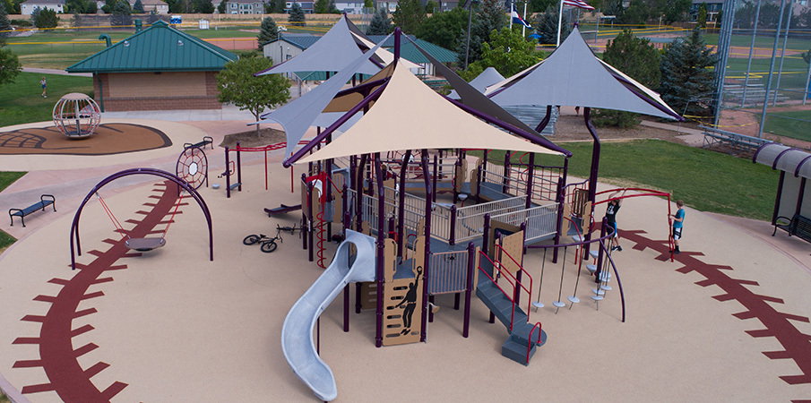 Northern Lights Playground - Baseball Themed Playground
