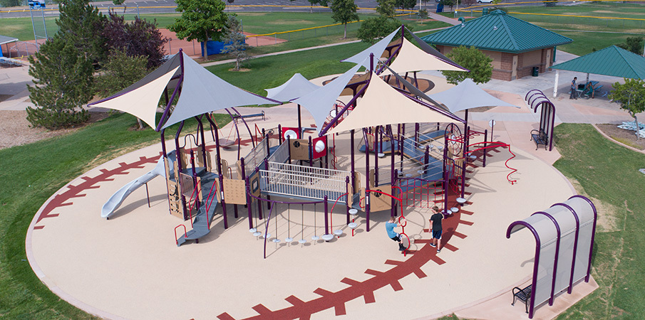 Northern Lights Playground - Baseball Themed Playground