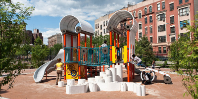 Enterprise Elementary School - Custom "SpongeBob SquarePants" Playground